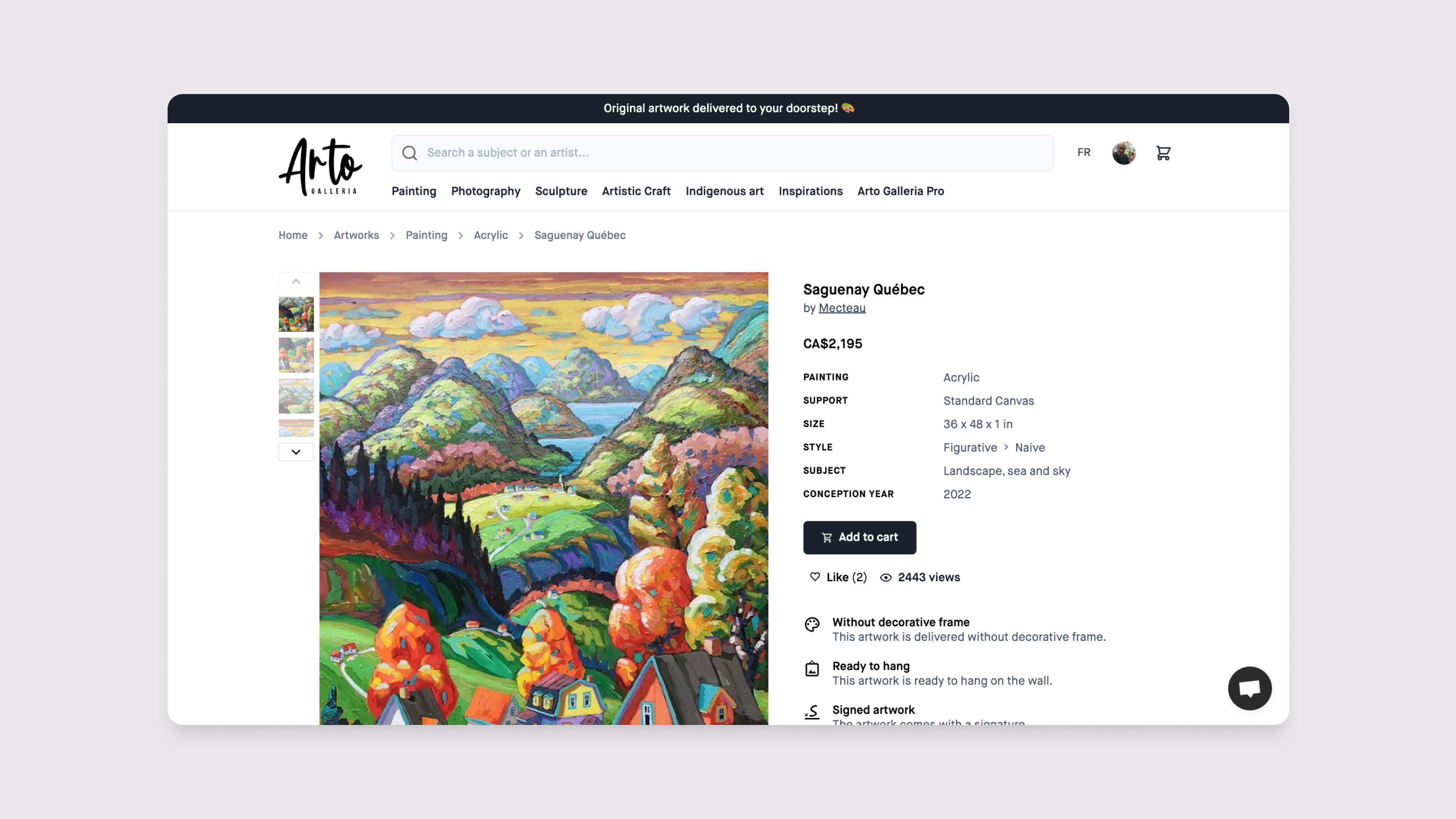 Case study: Arto Galleria | Witify