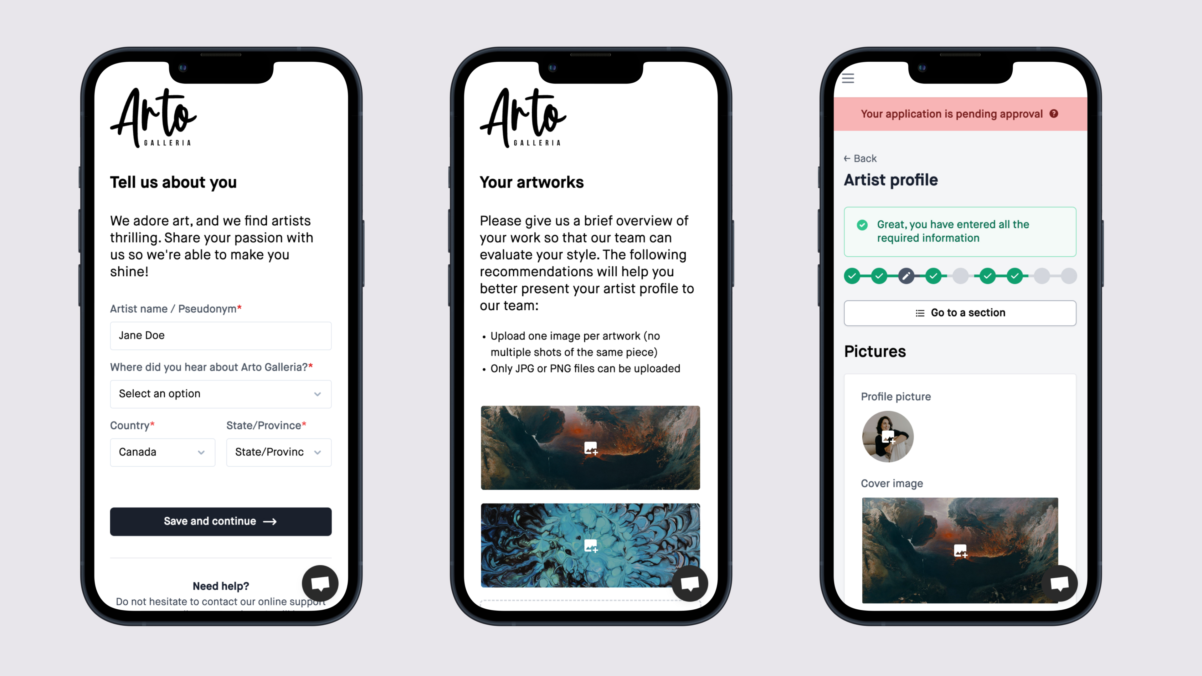 Case study: Arto Galleria | Witify